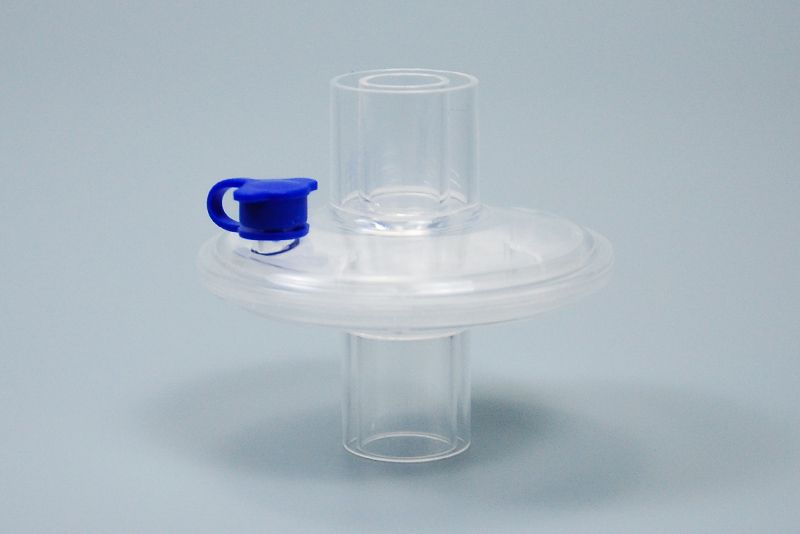 Medical Bacterial Viral Filter with Gas Sampling Port